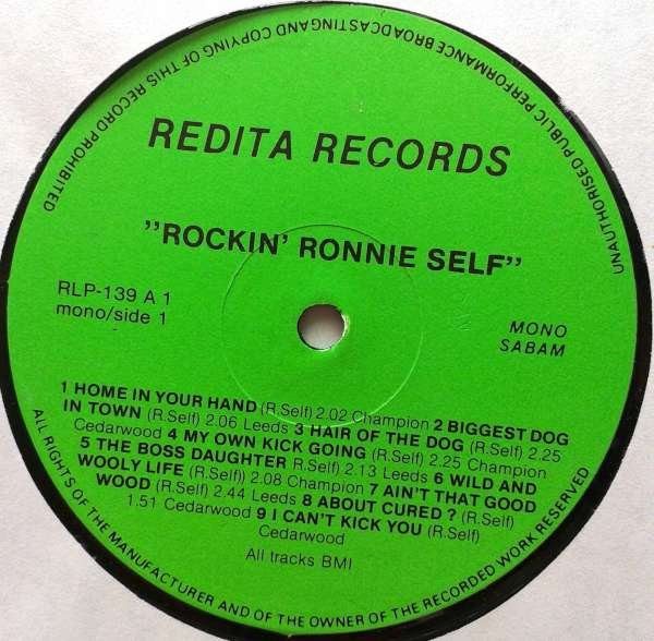 Ronnie Self – Rockin’ Ronnie Self ( Vinyl, LP, )Redita – RLP-139 ...