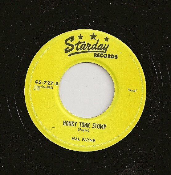 Hal Payne – Honky Tonk Stomp ( Vinyl, 7″, Reissue) Starday Records – 45 ...