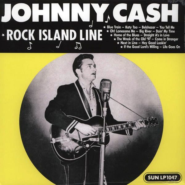 Johnny Cash – Rock Island Line (Vinyl, LP, Compilation, Reissue, 180 ...