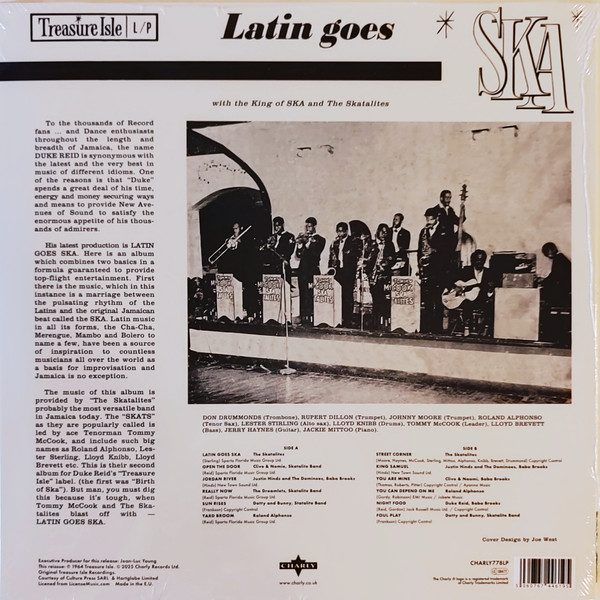 Tommy McCook & The Skatalites – Latin Goes Ska (Vinyl, LP, Album ...